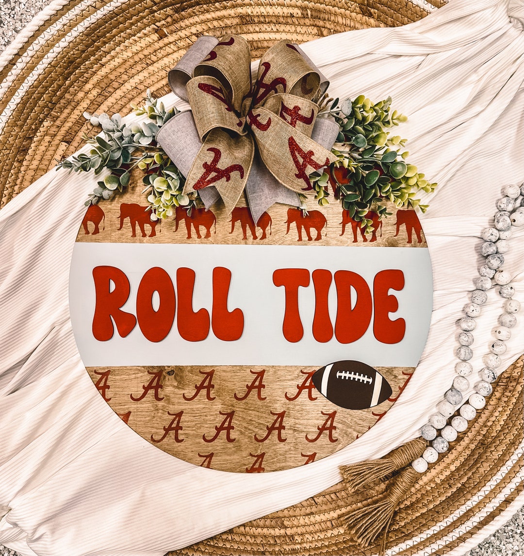 Alabama Roll Tide Door Hanger - Etsy