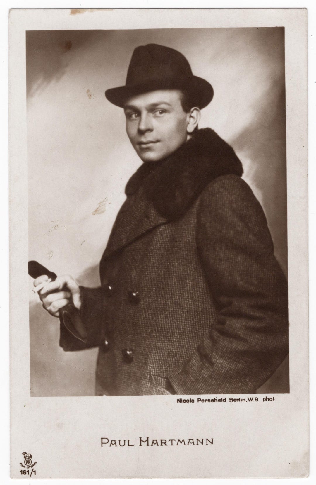 Vintage Photo 'paul Hartmann' German Stage & Film Actor, Film Star ...