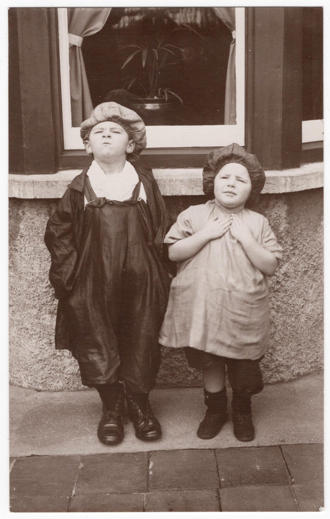 Vintage Family Photo 'cheeky Children' Fancy Dress Costumes, 1910s ...