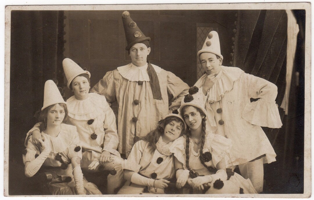 1910's Photo 'penzance Pierrots' Pierrot Photo - Etsy