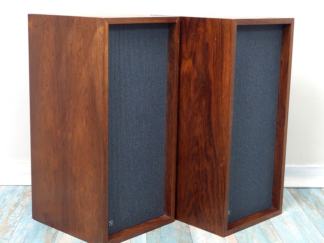 BANG and OLUFSEN Beovox Type S Vintage Speakers B&O Danish Design Wood ...