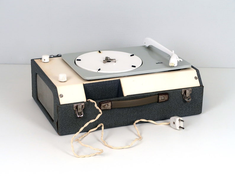 BRAUN PC3 SV Turntable With Amplifier Dieter Rams and W. Wagenfeld Good ...