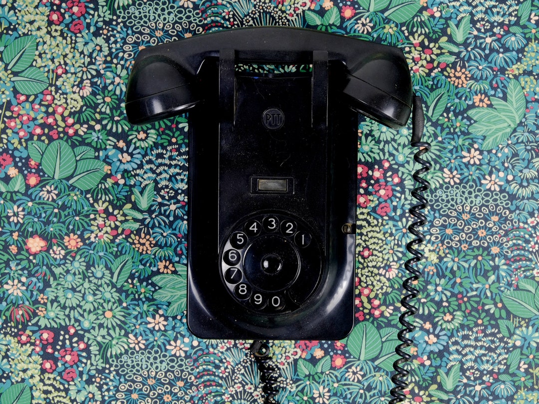 Vintage 60s Dutch PTT Bakelite Phone Rare AD5230 Wallphone - Etsy