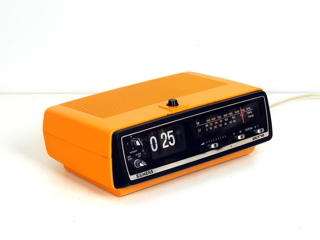 Vintage Siemens Alpha RG222 Flip Clock Table Alarm Clock 1970s - Etsy