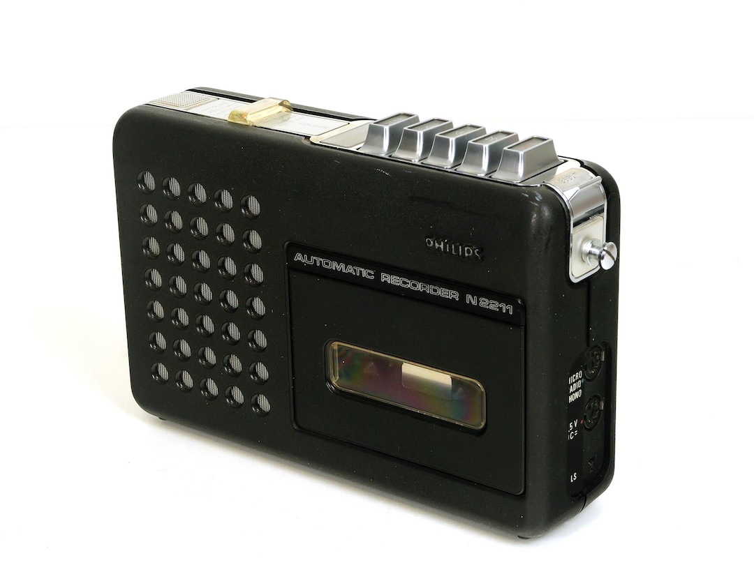 Vintage Philips N2211 Portable Cassette Player - 1970s - Etsy