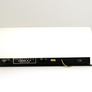 Classic 70s Radio Loewe Opta R11 Line-2001 White Black Radio POPART ...