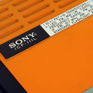 Vintage Sony Sports 11 All Weather Radio CF-111B Sportsradio - Etsy