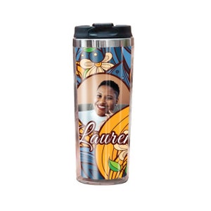 Photo Travel Mug Personalised Gift Travel Mug Any Photo and Text ...