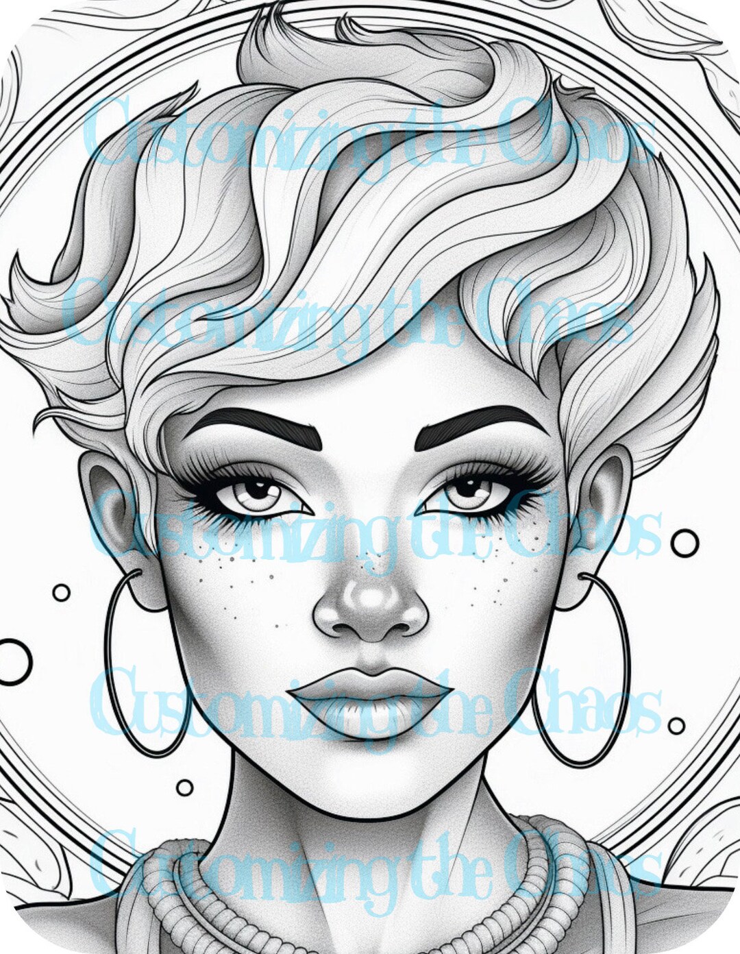 Sariyah Coloring Page - Etsy