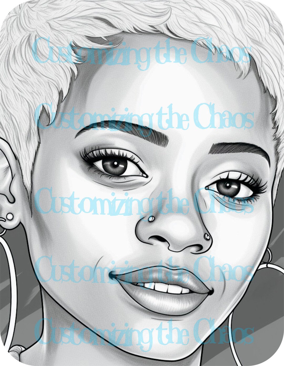 Zuri Coloring Page - Etsy