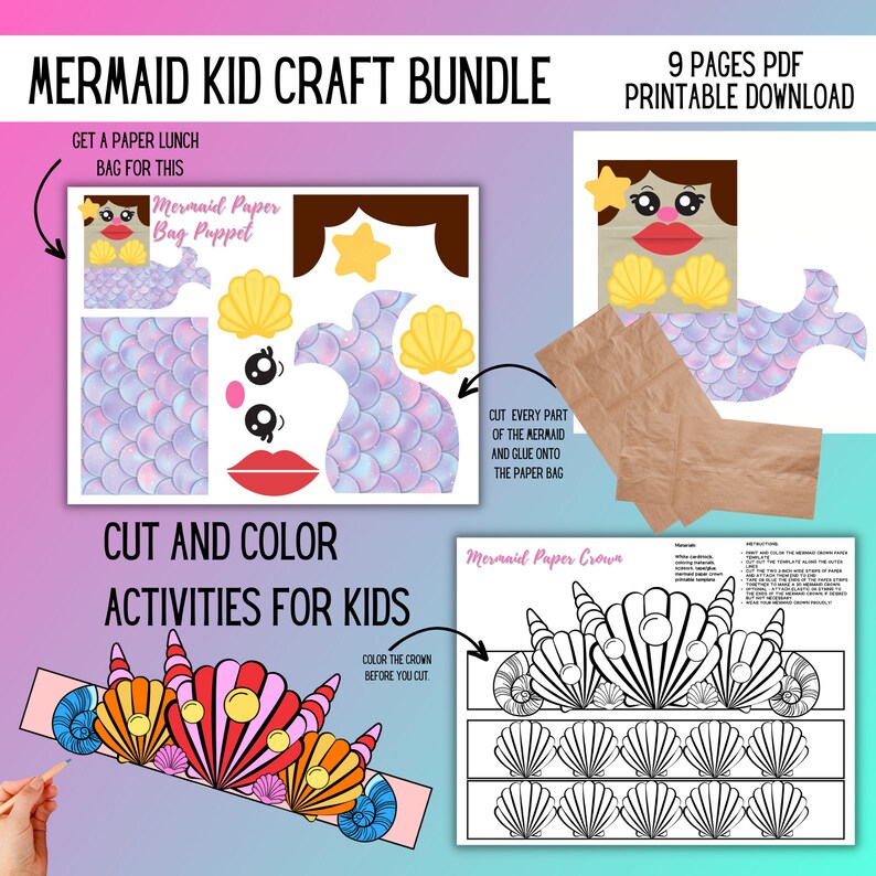 Mermaid Crafting Kits - Etsy