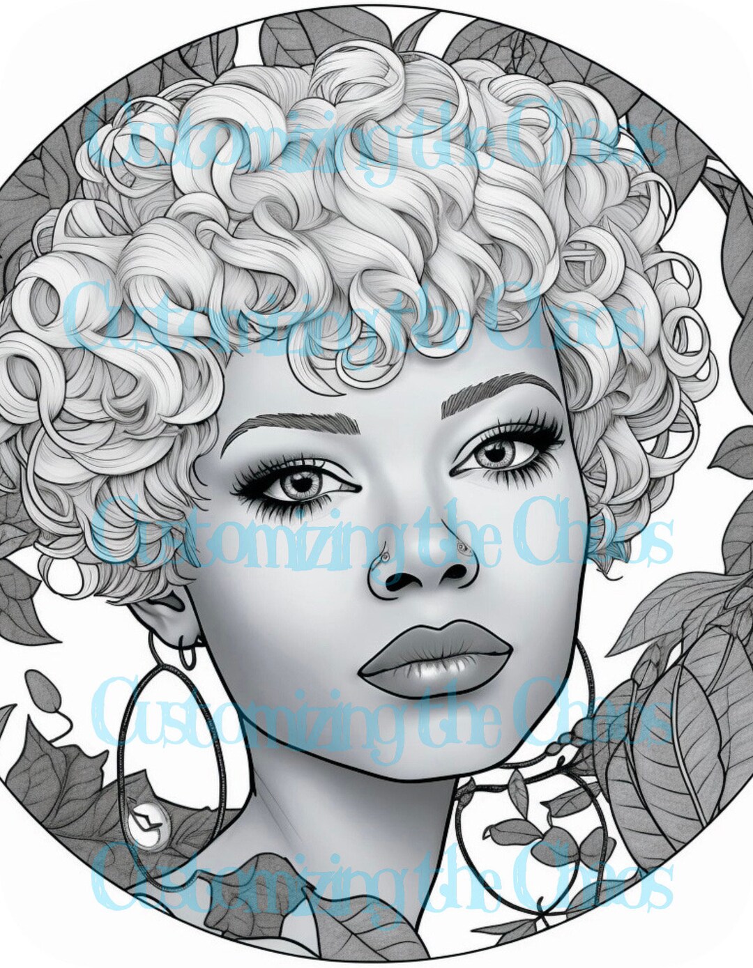 Malia Coloring Page - Etsy