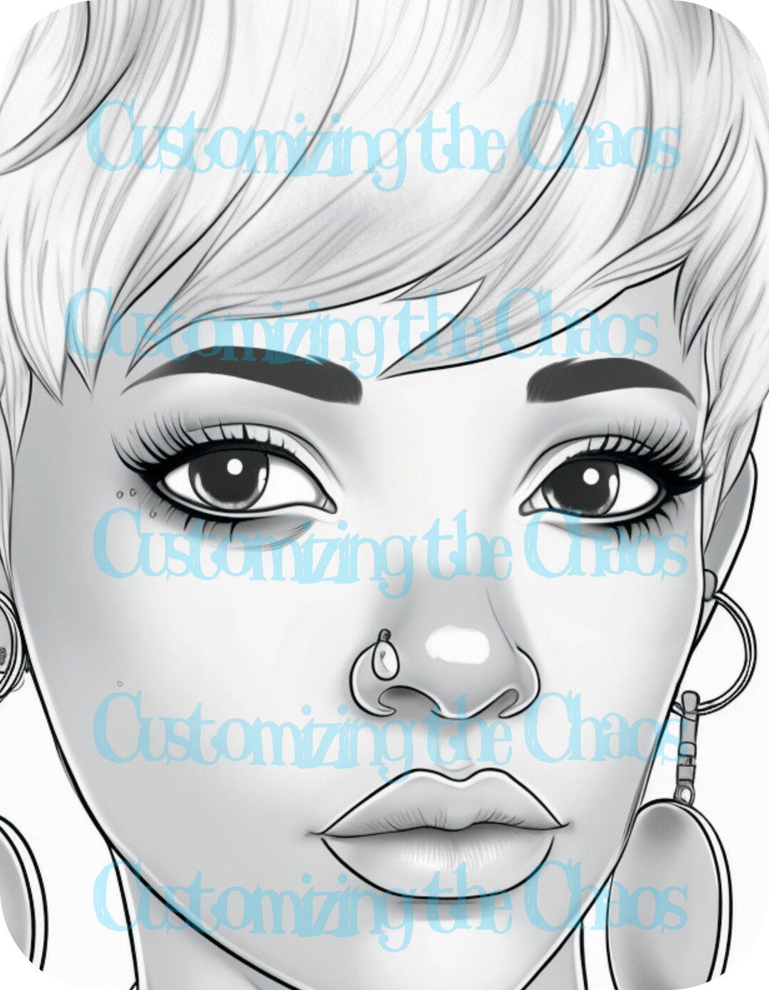 Zara Coloring Page - Etsy