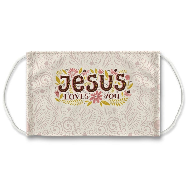 Jesus Face Mask - Etsy