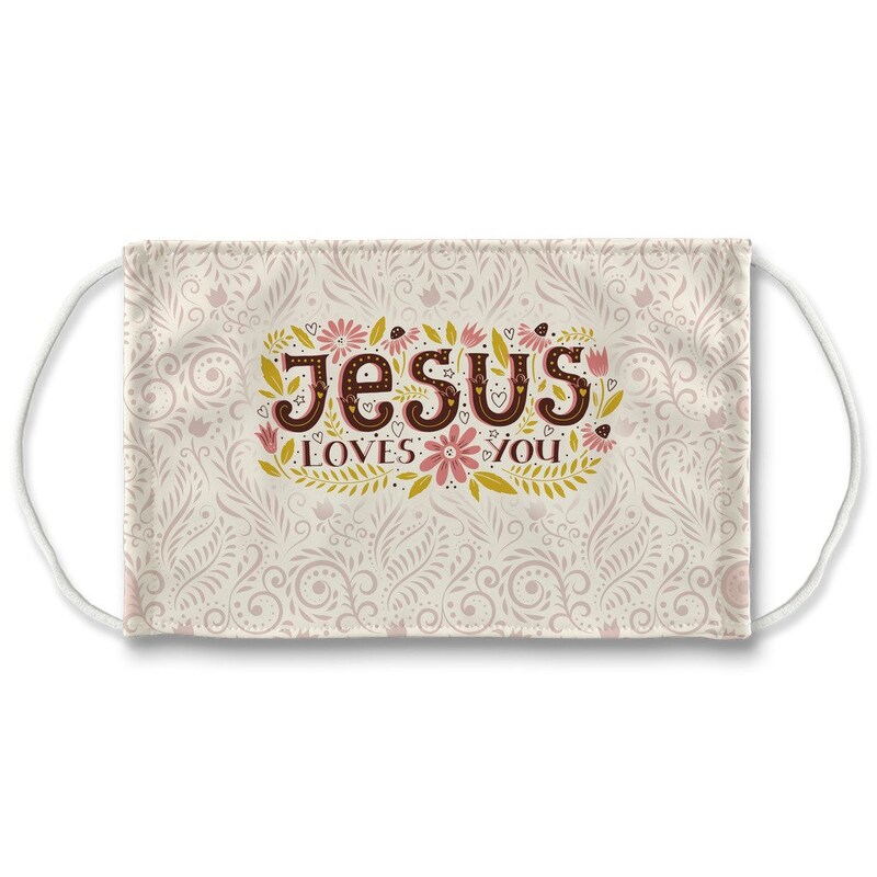 Jesus Face Mask - Etsy