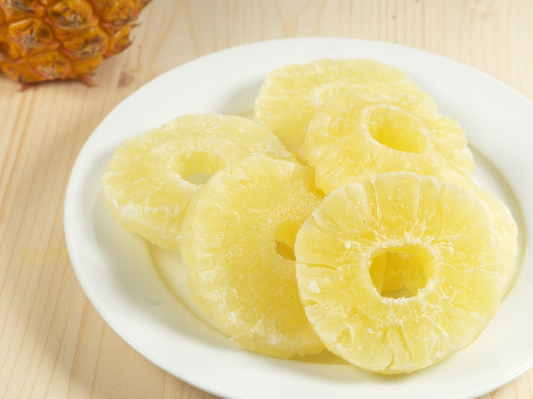 Dried Candied Pineapple Rings REAL Fruit Dried Pineapple Candy ...