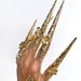 Silver Finger Claws Armor Rings Fairy Gothic Cosplay Bracelet Sugar ...