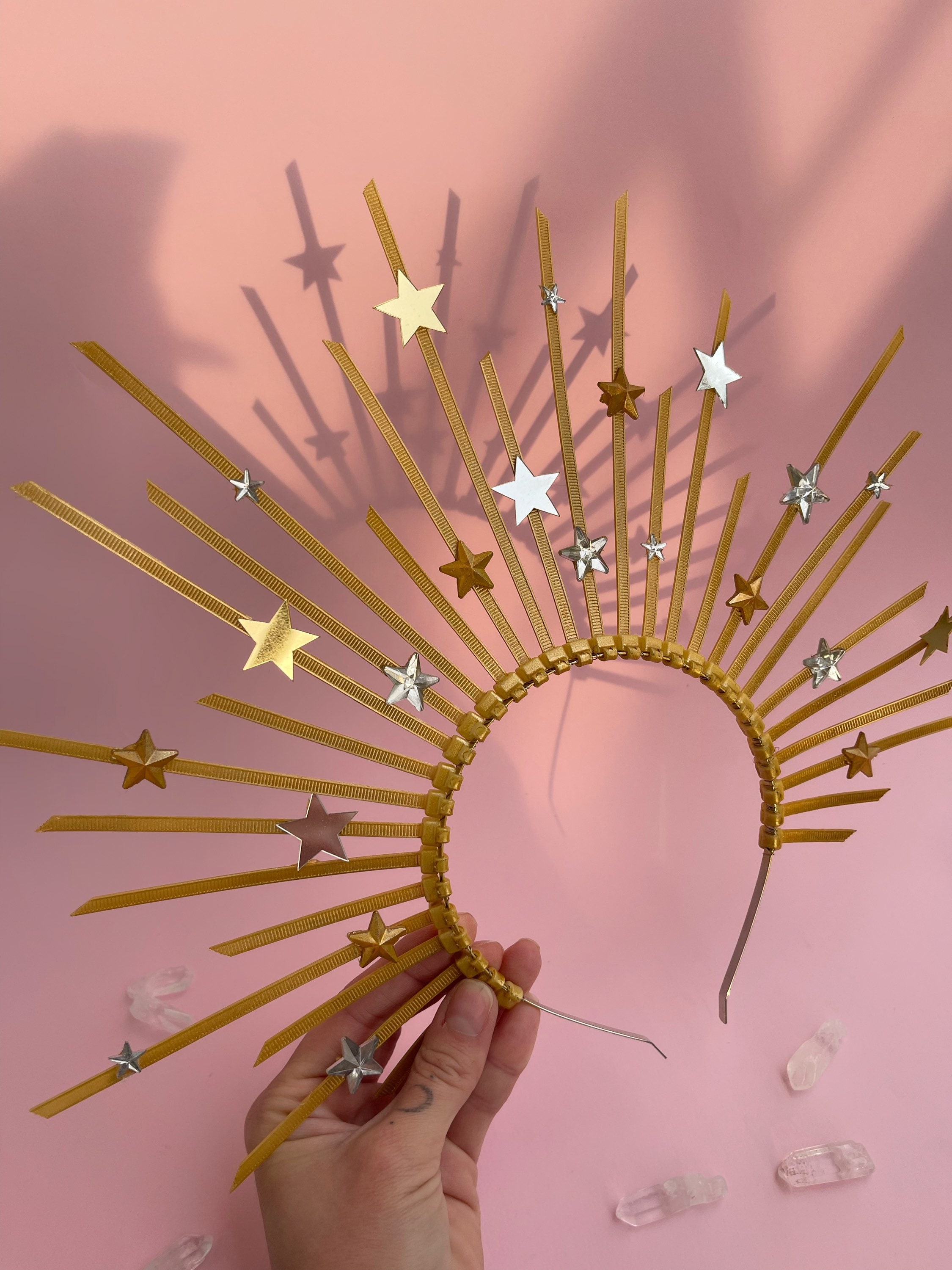 Stars Halo Crown Gold Galaxy Halo Crown Celestial Crown - Etsy Stars Halo Crown Gold Galaxy Halo Crown Celestial Crown - Etsy