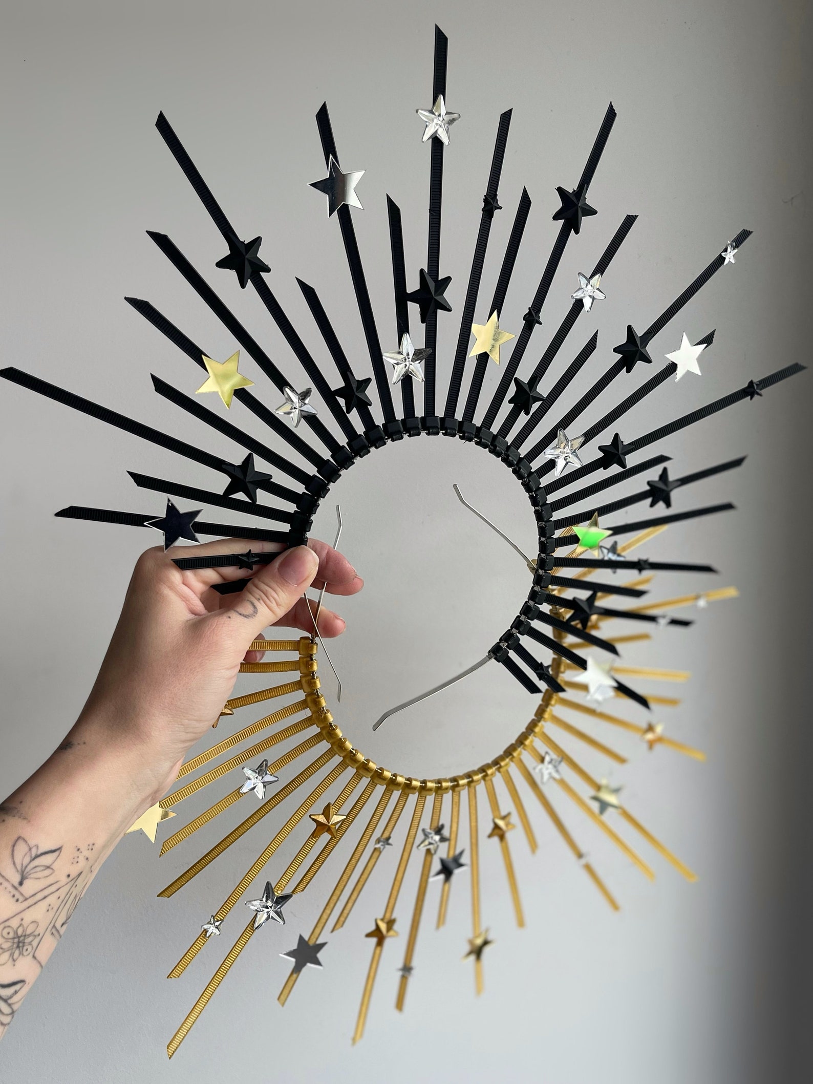 Stars Halo Crown Gold Galaxy Halo Crown Celestial Crown - Etsy