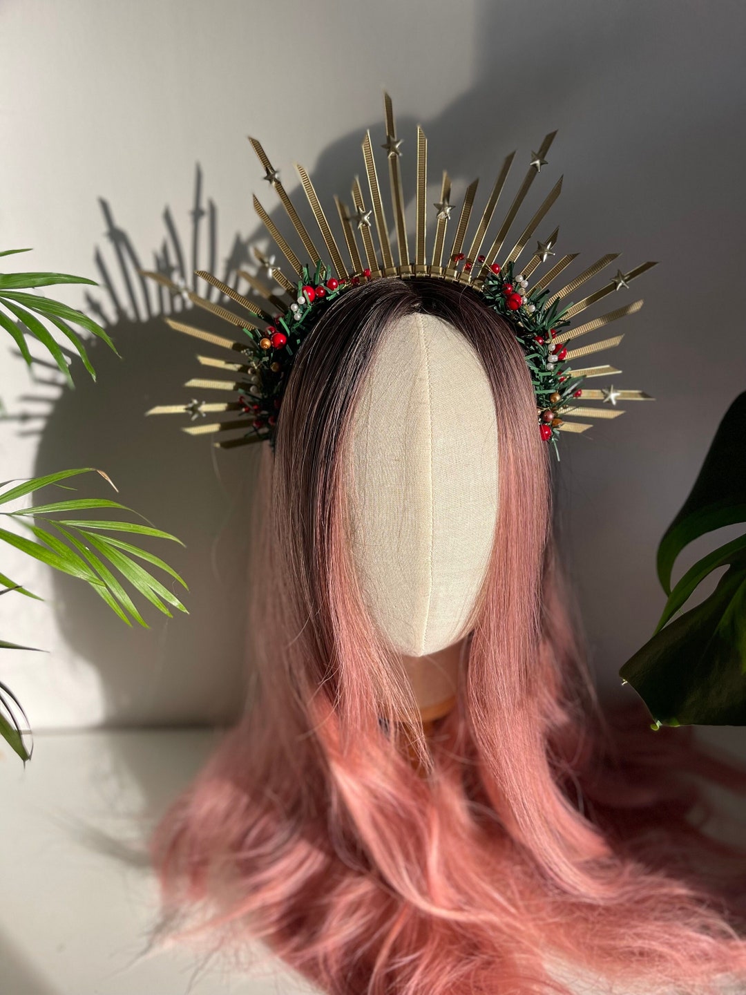 Christmas Headband, Star Halo Crown, Christmas Party Crown, Celestial ...