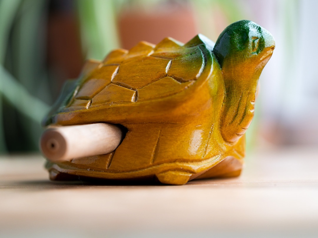 Wood Turtle Guiro Musical Percussion Instrument - Etsy