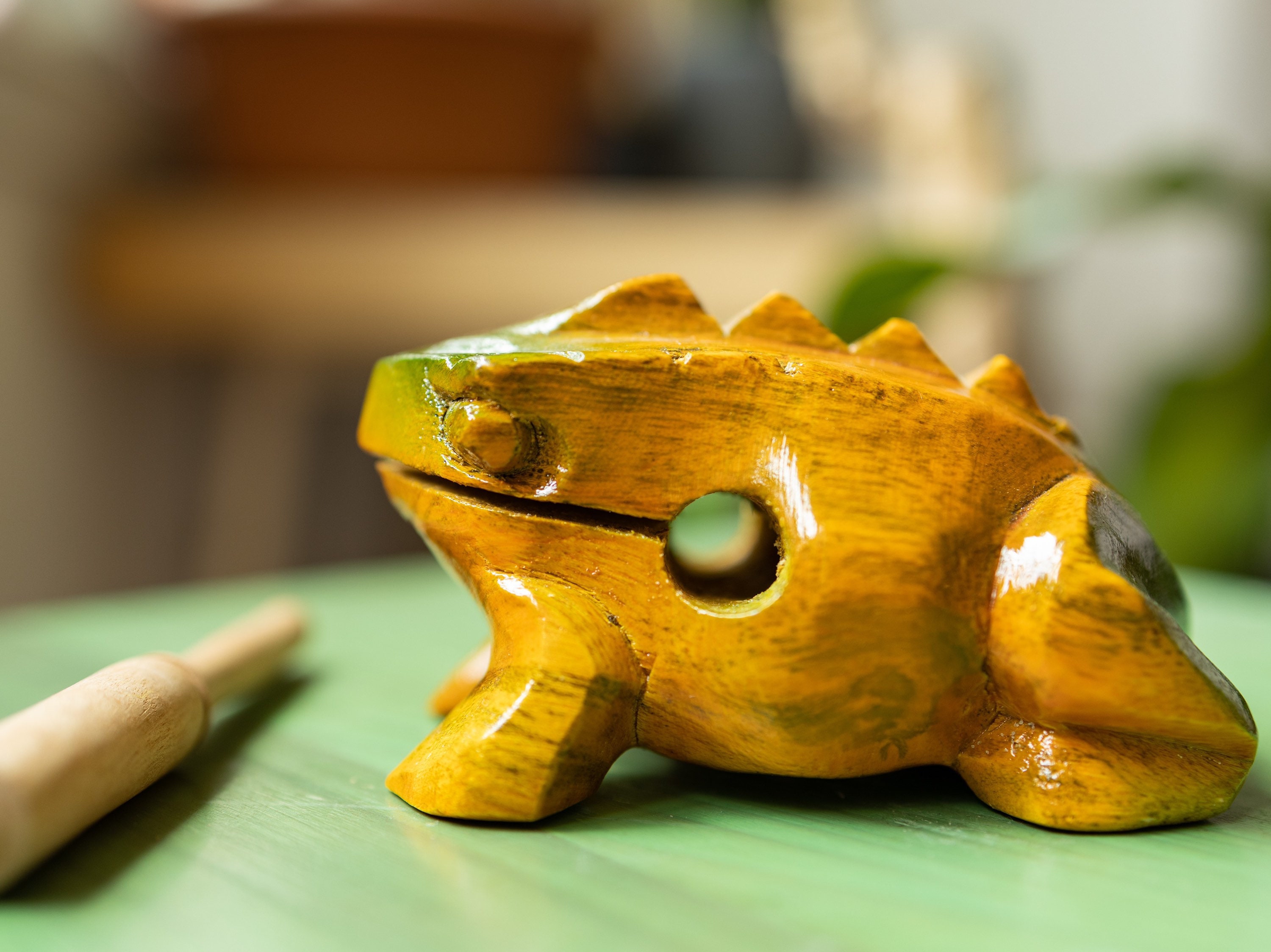 Wood Frog Guiro Musical Percussion Instrument - Etsy