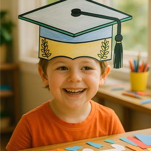 Graduation Hat Craft | Printable Preschool & Kindergarten Activity ...