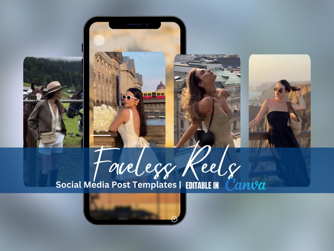 300 Canva-editable Faceless Reels Bundle for Lady Bosses! Includes ...