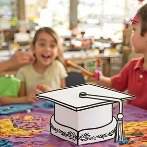 Graduation Hat Craft | Printable Preschool & Kindergarten Activity ...