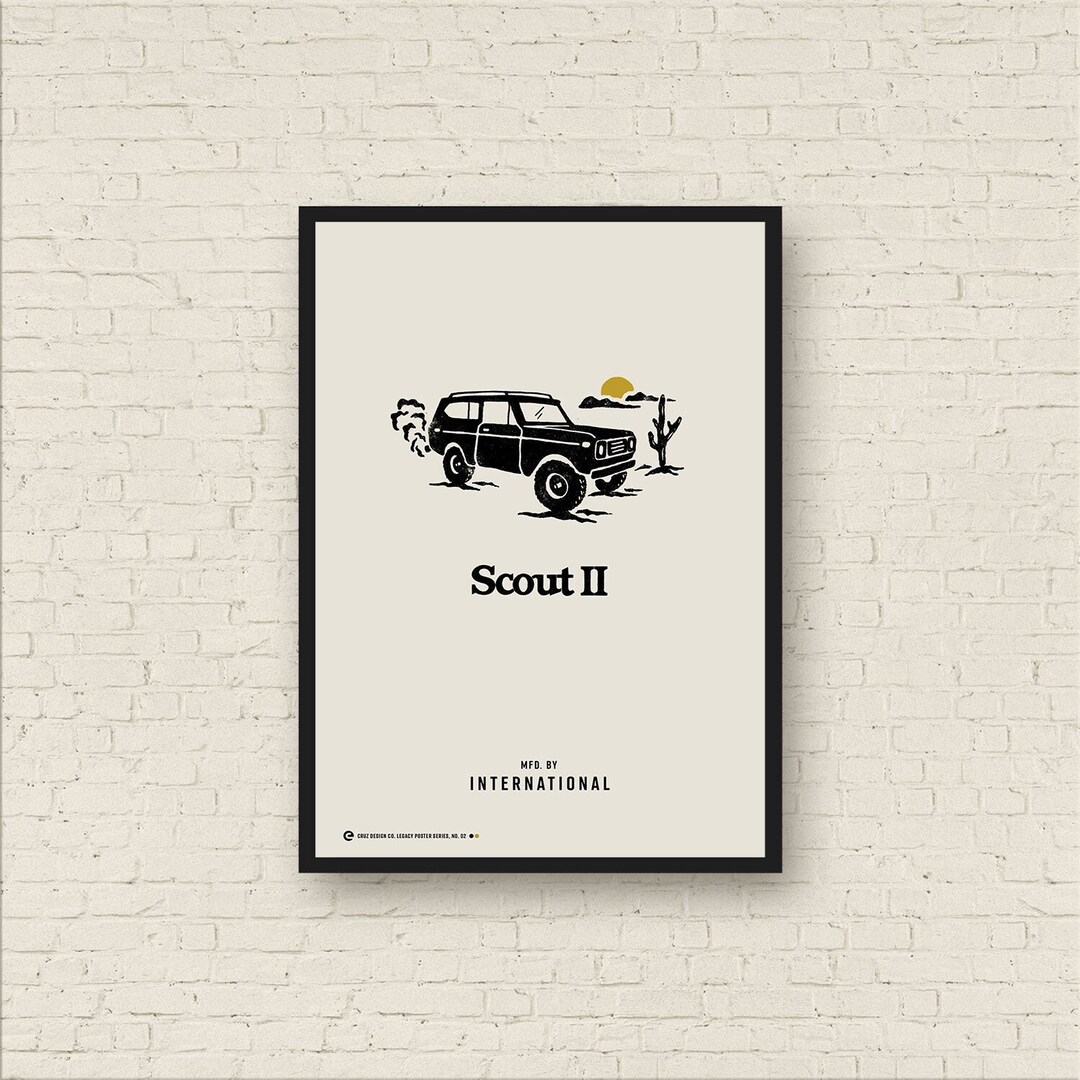 International Scout II Poster - Art Print - Etsy