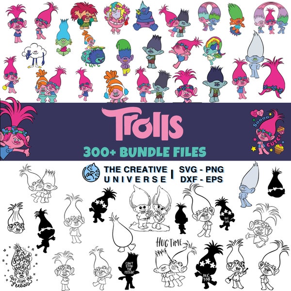 Trolls Cut Files - Etsy