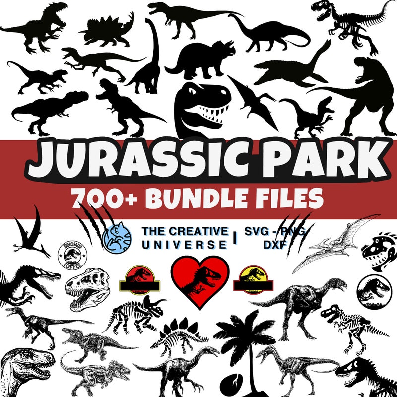 Jurassic Park Svg - Etsy