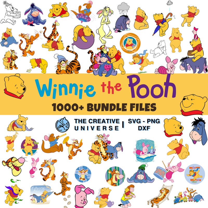 Winnie the Pooh Svg - Etsy