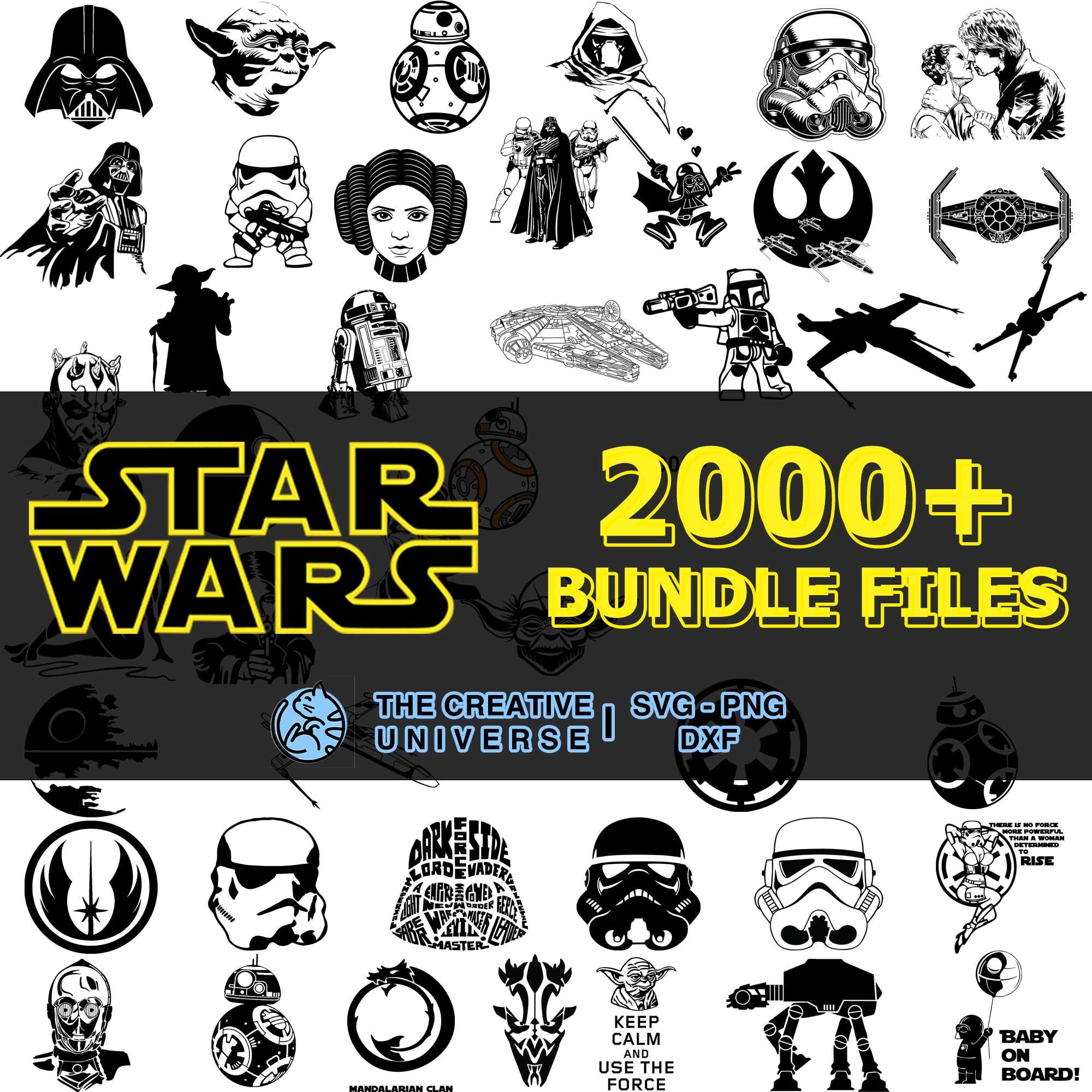 Star Wars SVG Mega Bundle 2000 Star Wars Svg Bundle - Etsy Canada