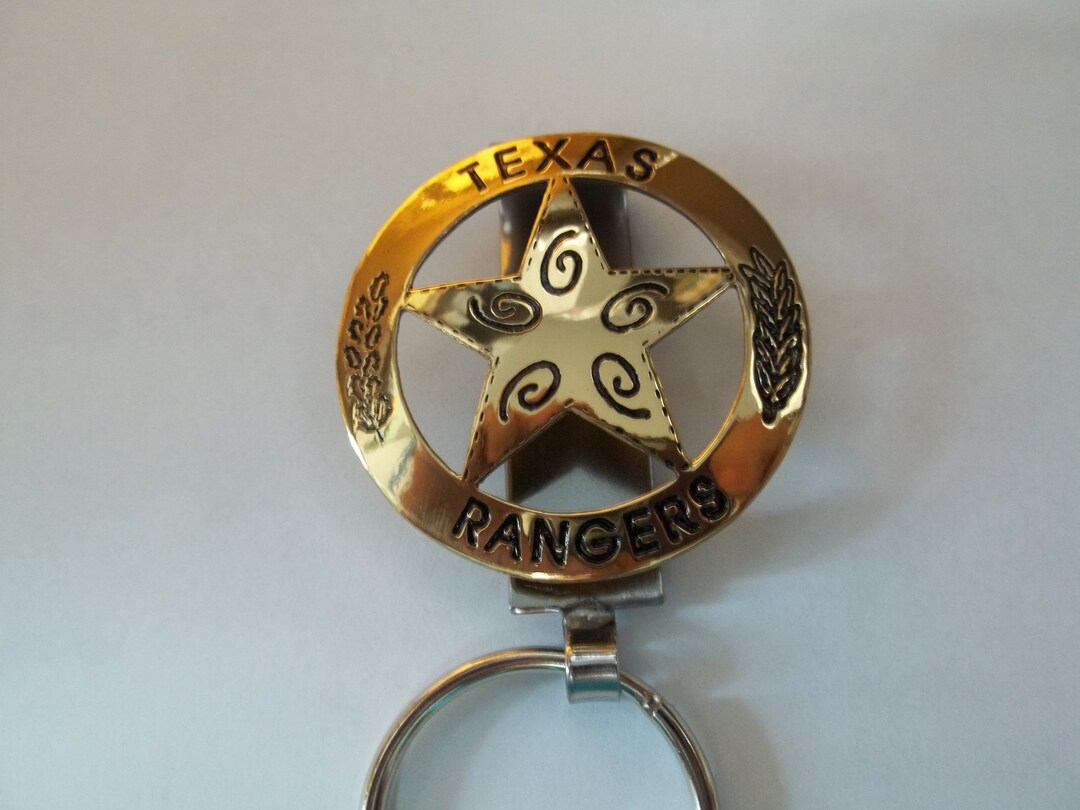 927 TEXAS RANGERS Gold Cut-out Star Clip on Back - Etsy