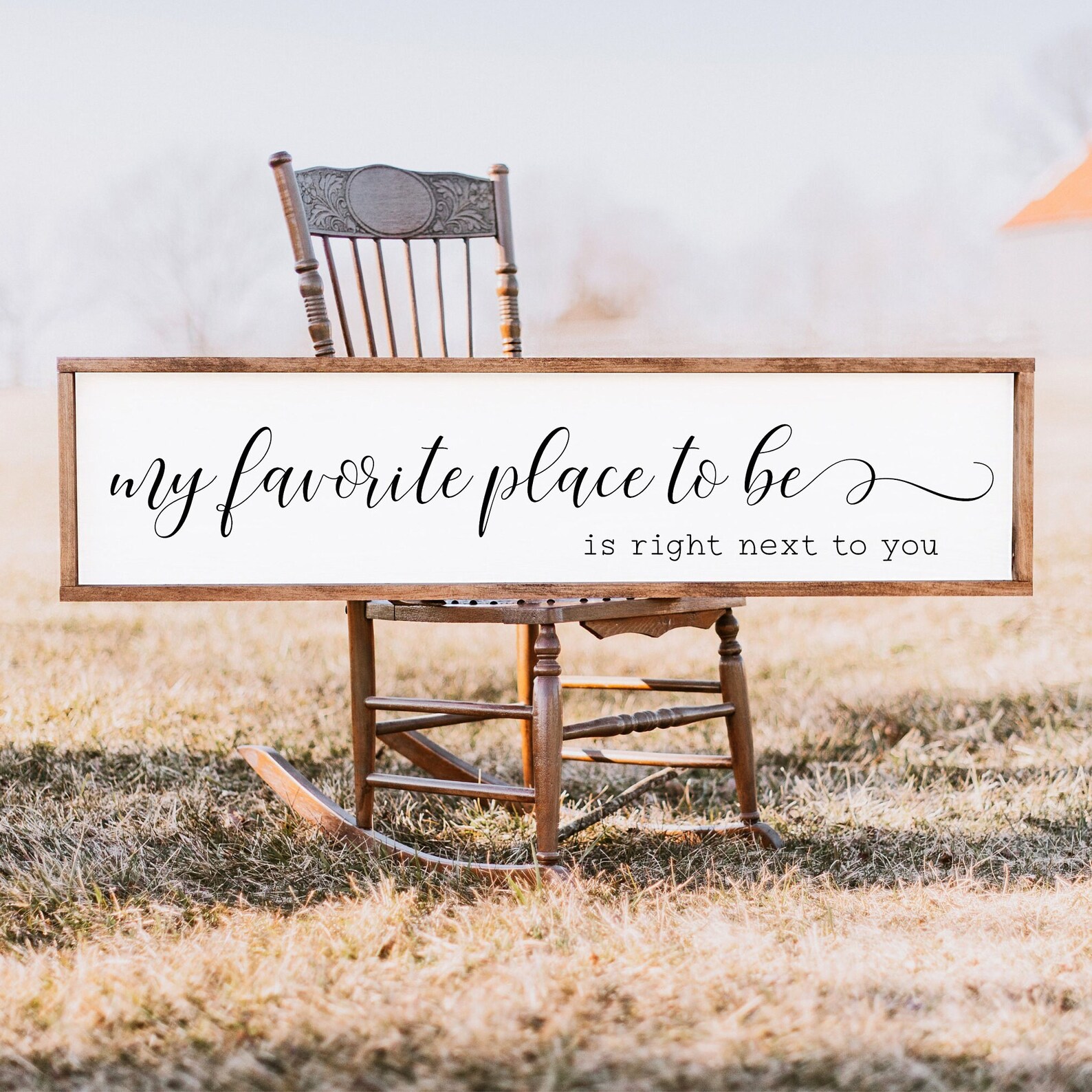 My Favorite Place to Be Sign Wood Sign Family Room Sign - Etsy