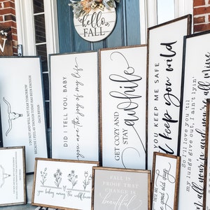 Get Cozy and Stay Awhile Sign, Living Room Wall Decor, Housewarming ...