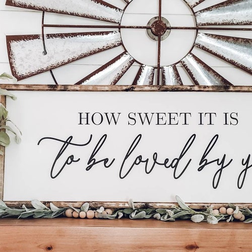 How Sweet It is Dessert Table Sign Sweets Sign Wooden - Etsy