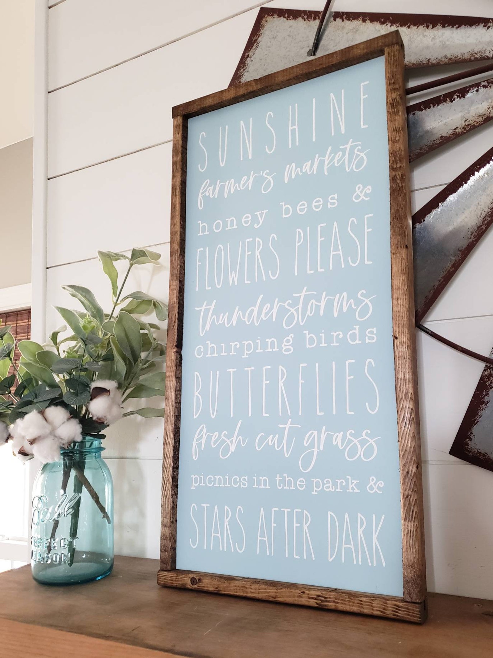 Spring Sign Spring Favorite Things Sign Spring Words List - Etsy