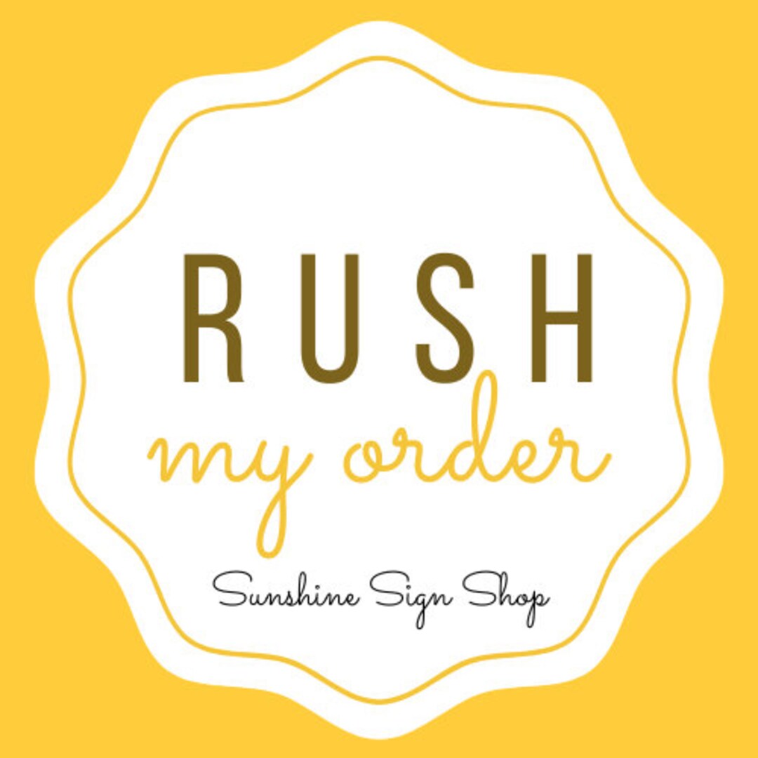 Rush Order, Rush Sunshine Sign Shop Order, Wood Sign, Farmhouse Home ...