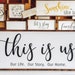 This is Us Sign, Our Life Our Story Our Home, Framed Wood Sign ...
