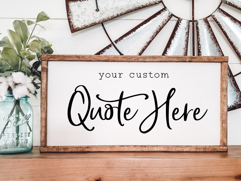 Personalized Wood Sign Custom Wood Sign Custom Quote Sign - Etsy