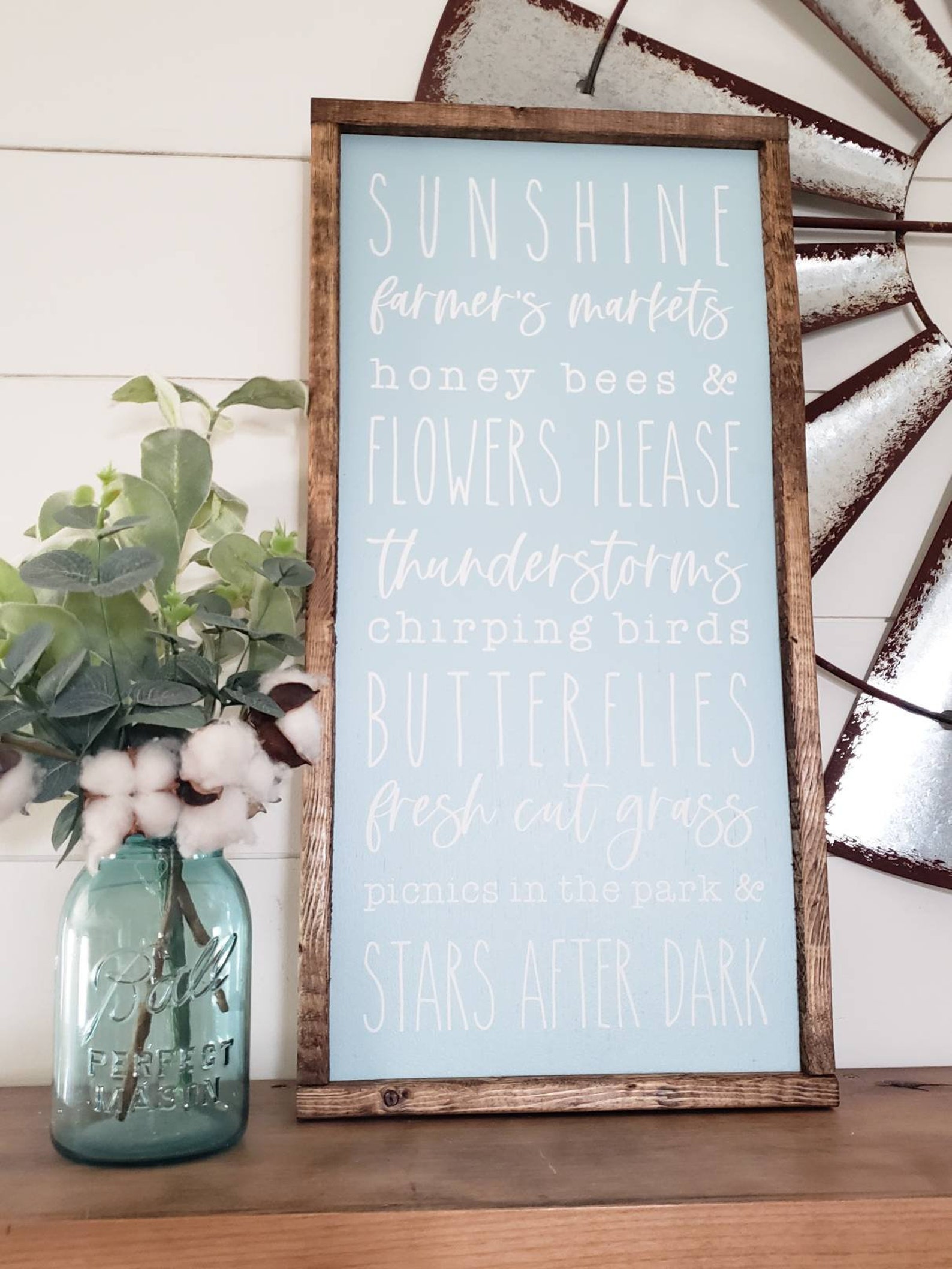 Spring Sign Spring Favorite Things Sign Spring Words List - Etsy