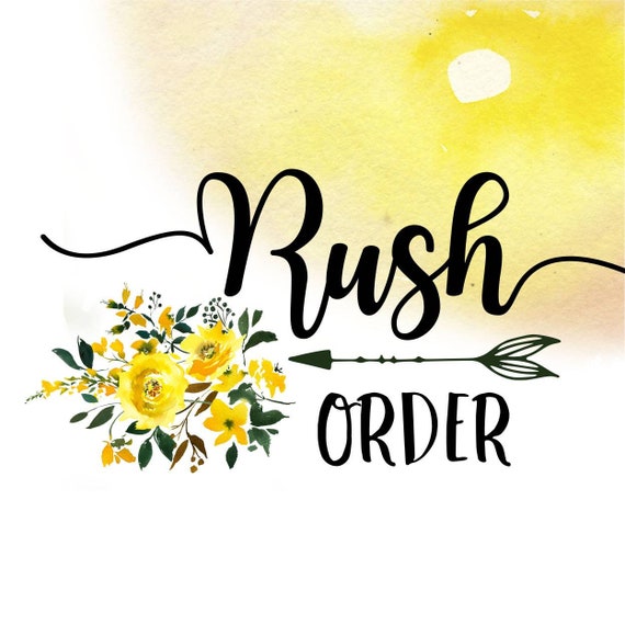 Rush Order Rush Sunshine Sign Shop Order Wood Sign - Etsy