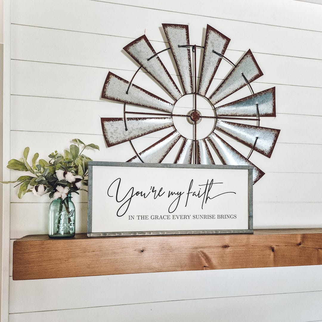 Doing Life With Me Sign, You're My Faith in the Grace Sign, Framed Wood ...