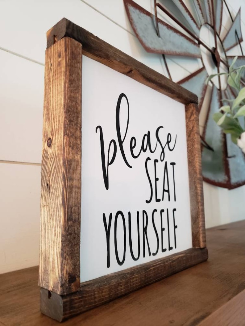 Please Seat Yourself Sign Bathroom Sign Funny Sign Funny - Etsy