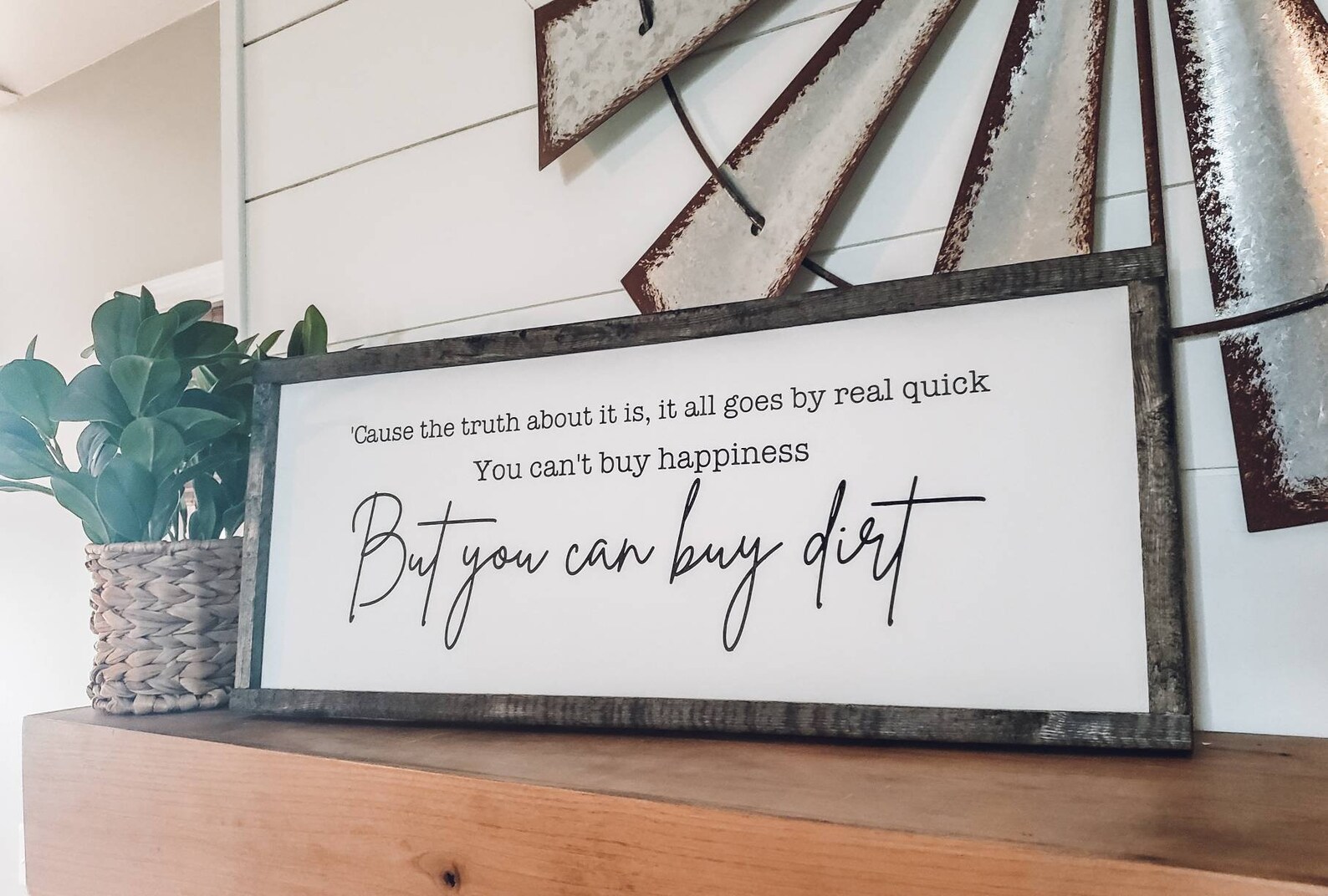 Buy Dirt Sign Above Bed Sign Wood Sign Country Music - Etsy