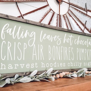 Fall Sign, Pumpkins Sign, Fall Decor, Fall Favorites Sign, Harvest ...