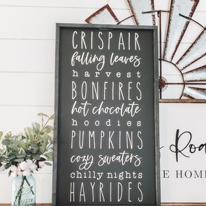 Fall Sign, Pumpkins Sign, Fall Decor, Fall Favorites Sign, Harvest ...