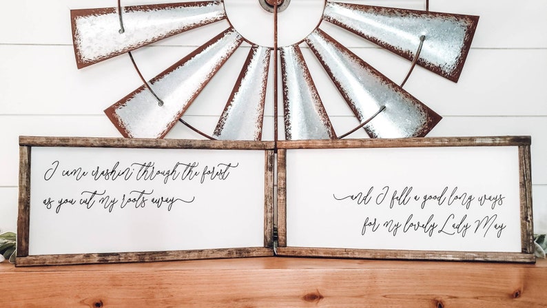 Lady May Lyrics Sign Tyler Childers Song Lyrics Wood Sign | Etsy